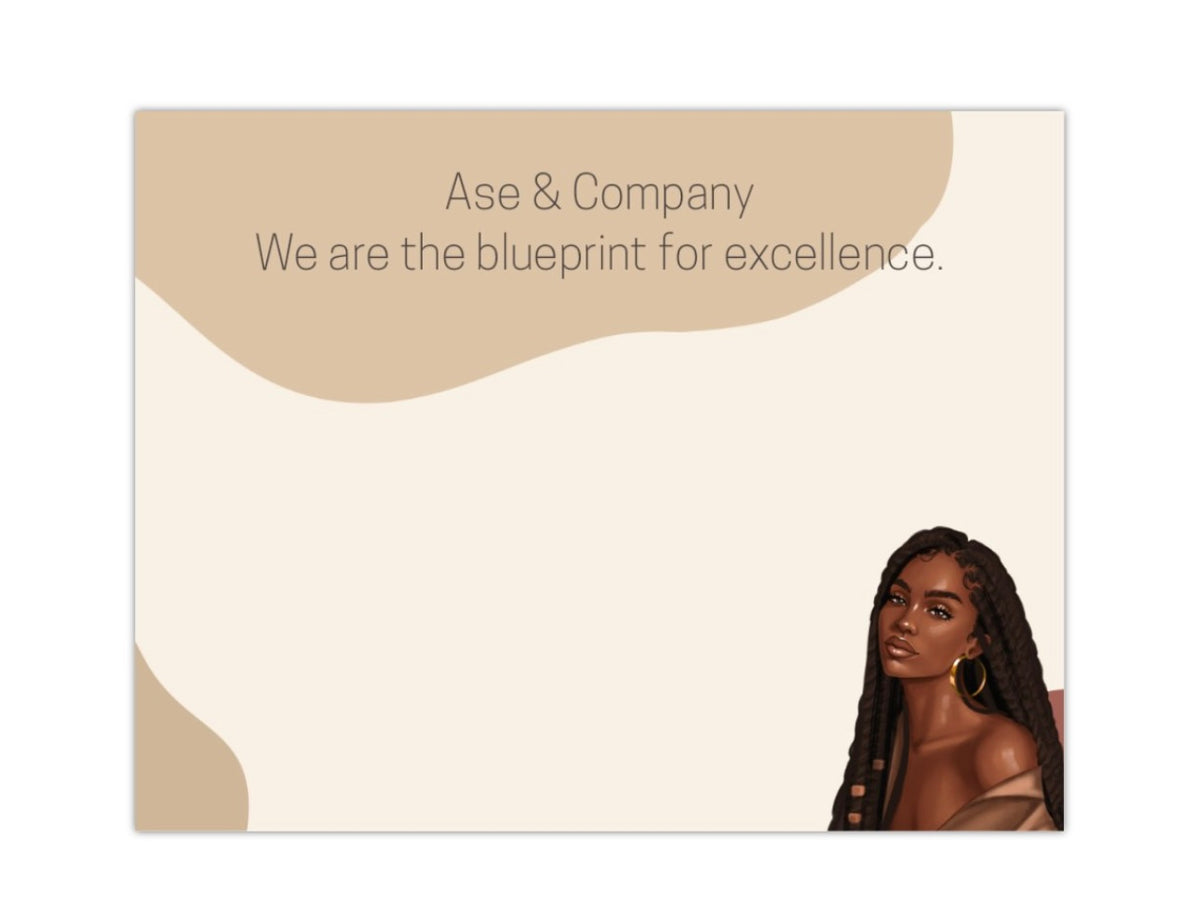 Blueprint For Excellence Notepad Journal Entry Planner – Àse & Company