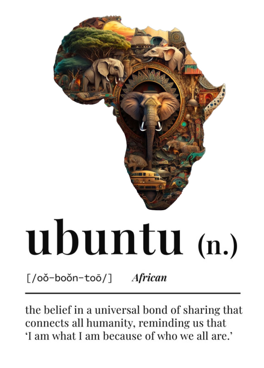 Continent Ubuntu African Lined Notebook Journals – Àse & Company