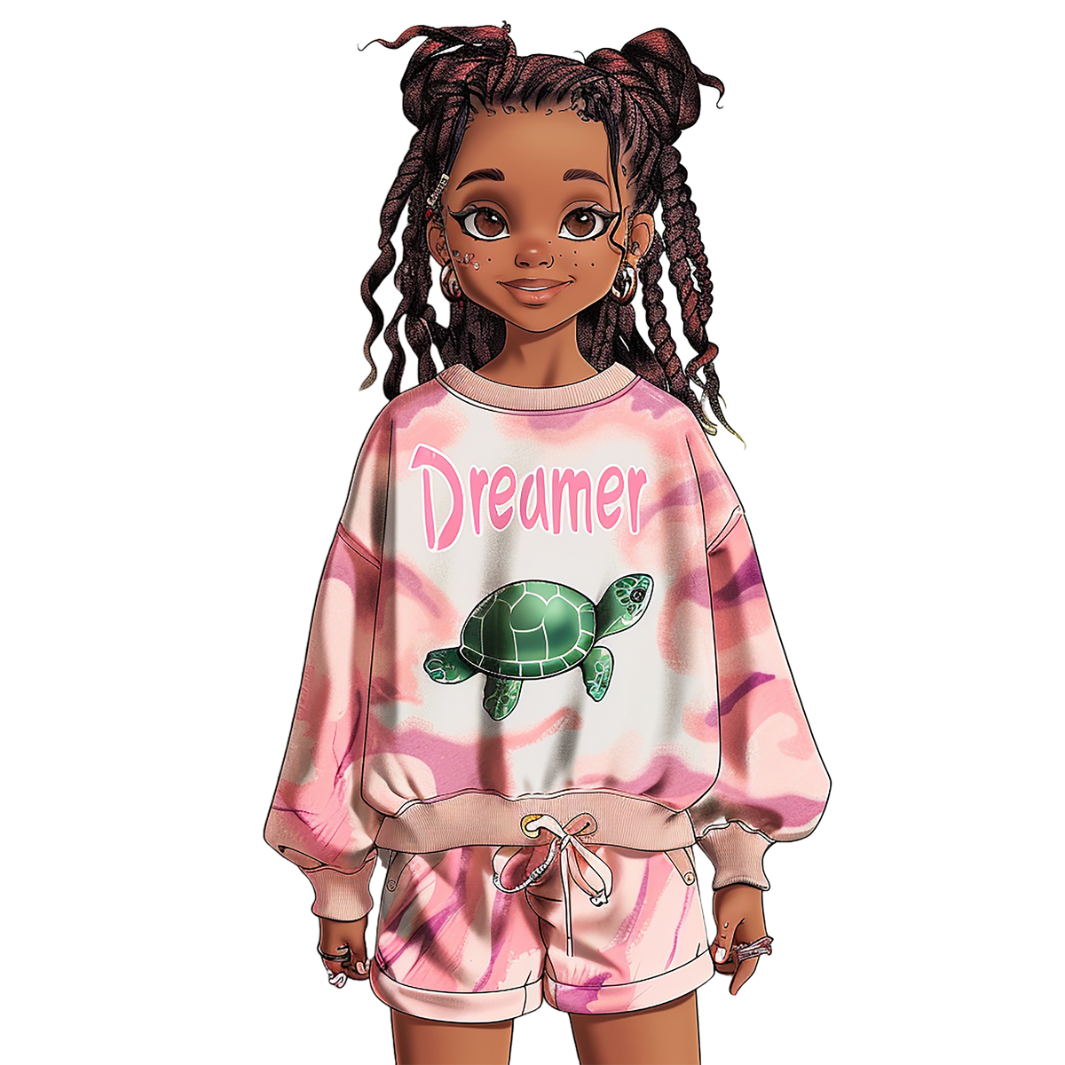 Dreamer Black Girl Keychain – Àse & Company
