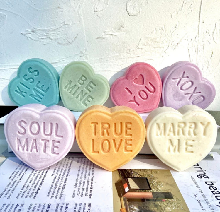 Conversation Valentines Candy Heart Soap – Àse & Company